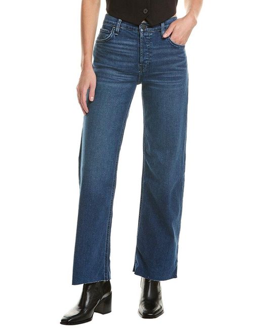 Hudson Jeans Rosie High-rise Dover Wide Leg Petite Jean in Blue | Lyst UK