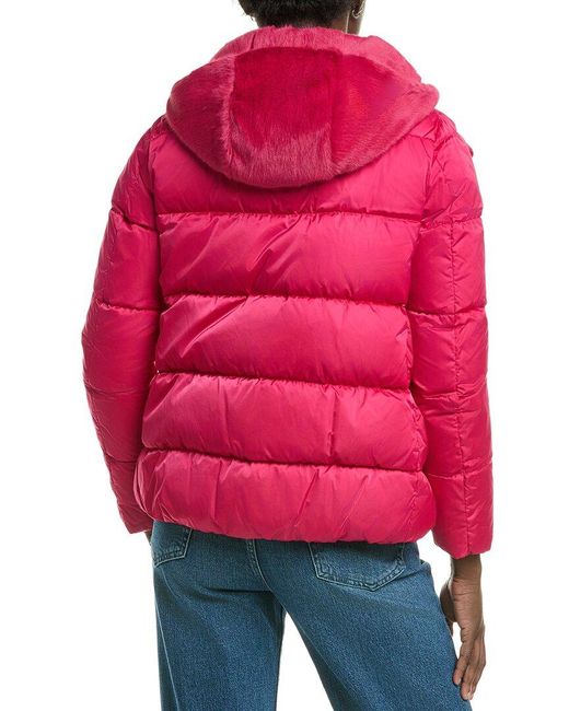 Herno Down Jacket in Red | Lyst UK