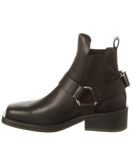 Ganni Biker Low Cut Chelsea Boot in Black | Lyst