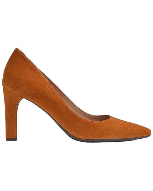 LK Bennett L.K.Bennett Tess Leather Closed Court in Brown | Lyst