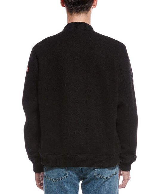 HUNTER Finnley Bomber Jacket in Black for Men | Lyst