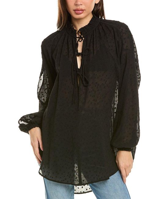 IRO Robbins Top in Black | Lyst