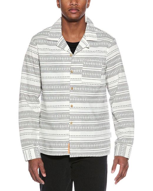 Sovereign Code Voyage Woven Shirt in Grey for Men | Lyst UK