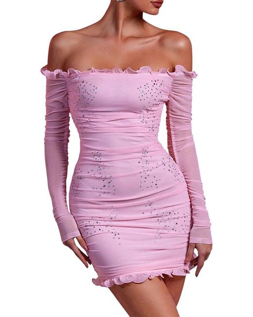 Alma King Mini Dress in Purple | Lyst UK