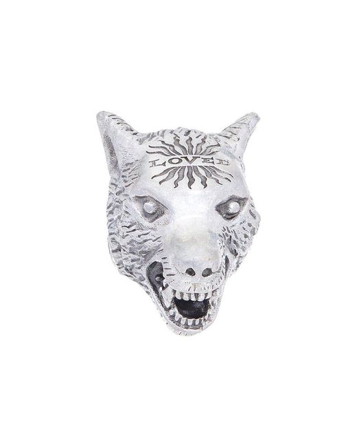 Gucci Angry Forest Ring in White | Lyst