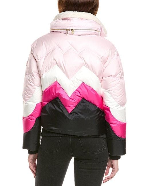 Bogner Vanja Down Jacket in Pink | Lyst UK