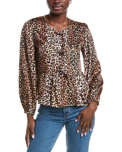 ANNA KAY Somelie Blouse in Natural | Lyst UK