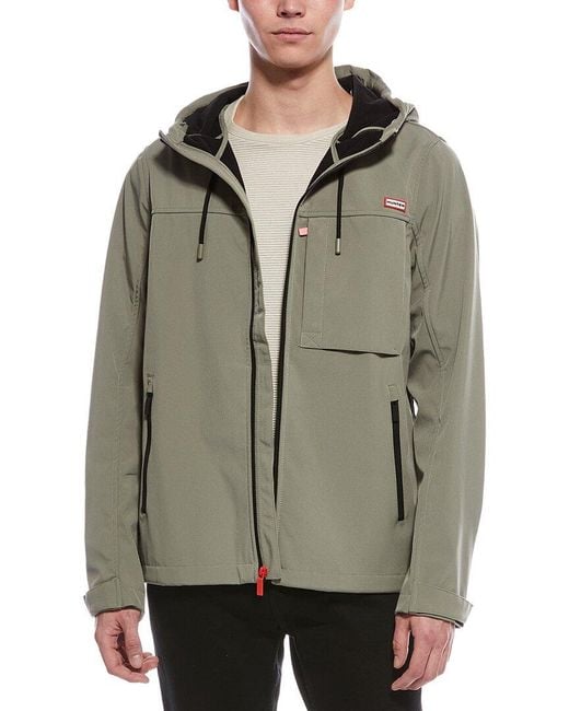 HUNTER Kolmen Utility Softshell Jacket in Green for Men | Lyst