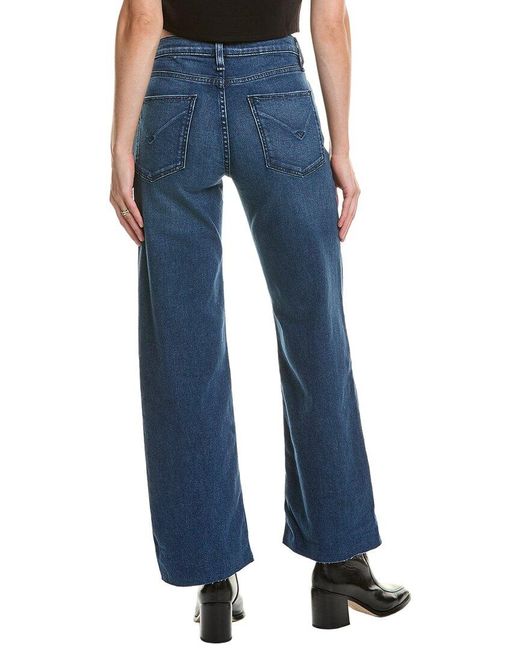 Hudson Jeans Rosie High-rise Dover Wide Leg Petite Jean in Blue | Lyst UK