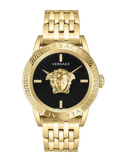 Versace V-code Watch in Metallic for Men | Lyst