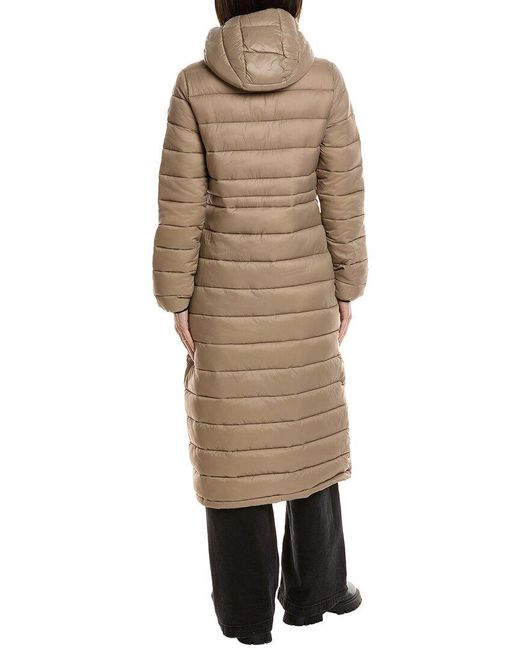Noize Maxi Puffer Jacket in Natural | Lyst UK
