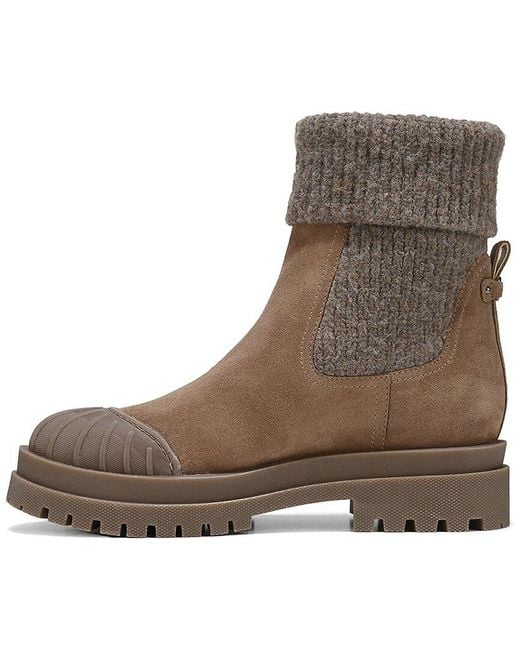 Sam Edelman Steele Leather Boot in Brown | Lyst UK