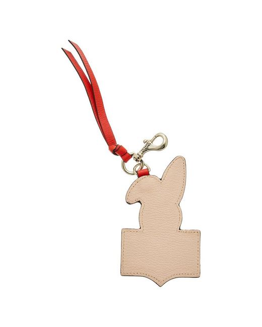 Isabel Marant Bunny Leather Key Holder in Red | Lyst