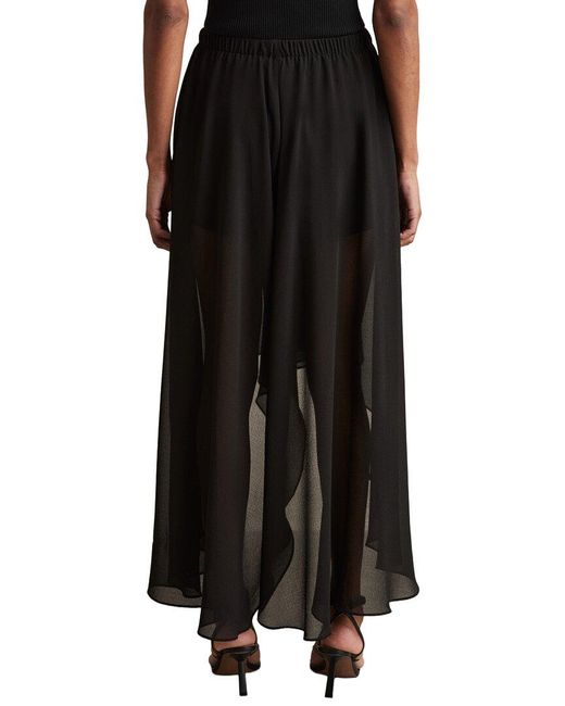 Reiss Lucie Fluid Short in Black | Lyst UK