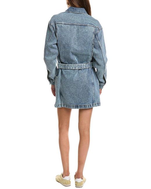 IRO Glacia Mini Dress in Blue | Lyst UK