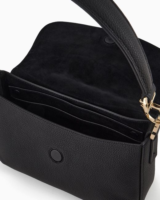 Giorgio Armani Small La Prima Soft Bag in Black | Lyst UK
