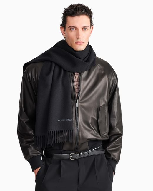 Giorgio Armani Stole in Black for Men | Lyst UK