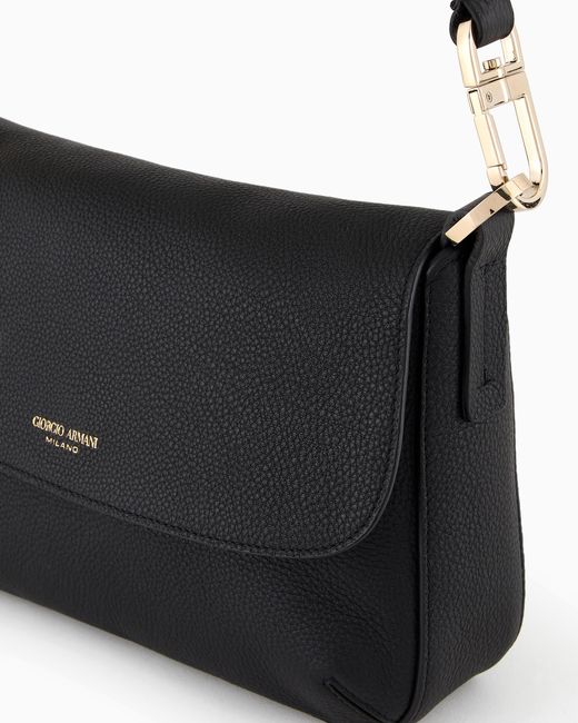 Giorgio Armani Small La Prima Soft Bag in Black | Lyst UK