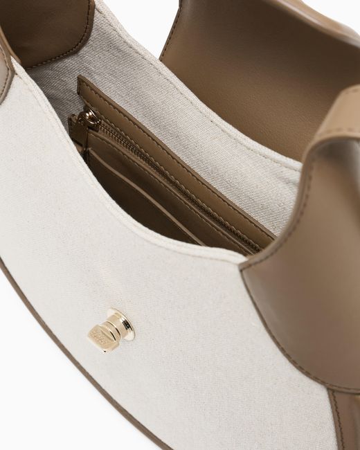 Giorgio Armani Small Hobo Bag in White | Lyst