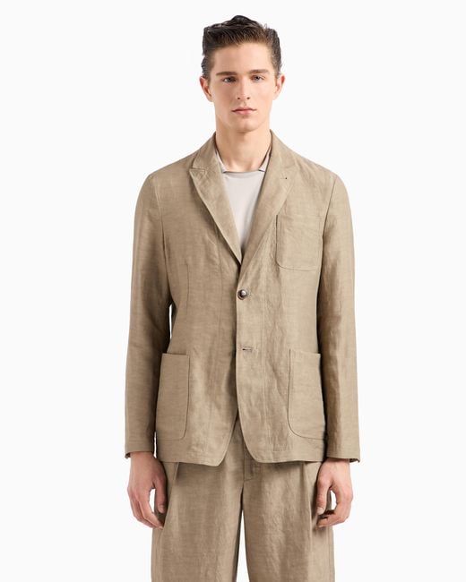 Armani linen jacket store