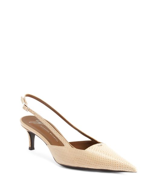 Giuseppe Zanotti Florieene 50 in Natural | Lyst UK