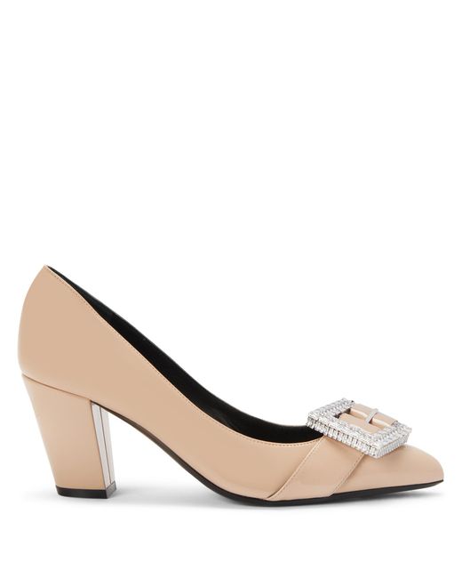 Giuseppe Zanotti Miss Buckle in Metallic | Lyst UK