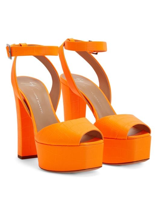 Giuseppe Zanotti Betty in Orange | Lyst UK