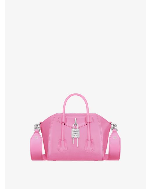 Givenchy Antigona Toy Lock Bag in Pink | Lyst
