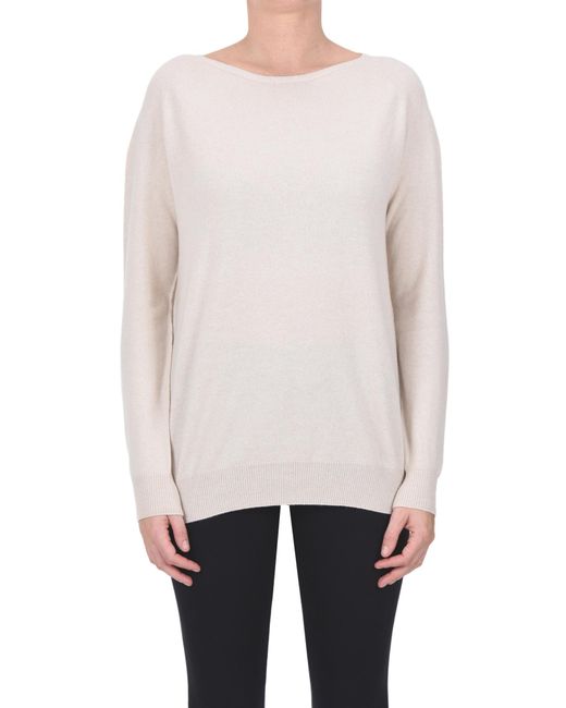 Apuntob Cashmere Pullover in White | Lyst