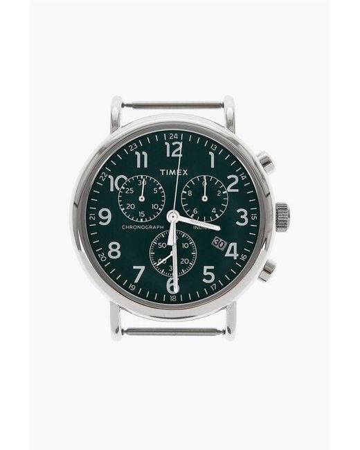 Timex Steel Weekender Chrono Cronograph Analog Dial 40Mm in Green | Lyst UK