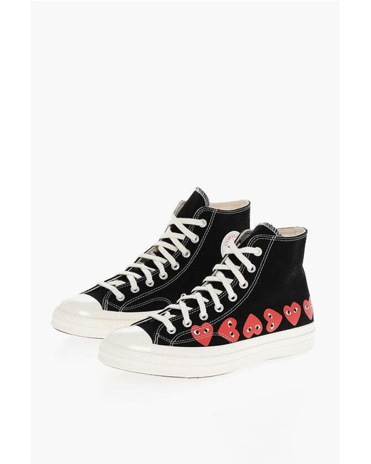 Converse Play Comme Des Garcons Chuck Taylor 70 Canvas High-Top Sneak ...