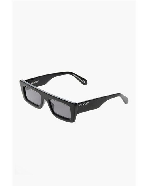 Off-White c/o Virgil Abloh Solid Color Ontario Shield Sunglasses in ...