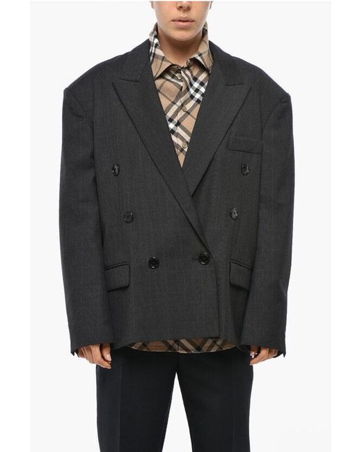 Isabel Marant Double-Breasted Oversized Blazer Klero With District ...
