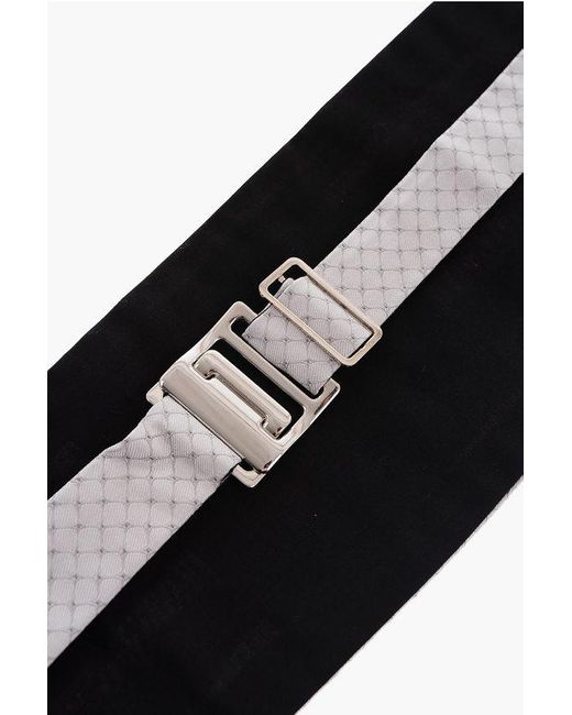 Corneliani Patterned Silk Cummerbund in White for Men | Lyst UK