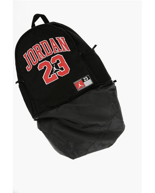 Nike Air Jordan Water Resistant Backpack With Contrasting Logo in Red ...