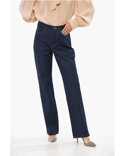 Celine Visible Stitching Regular Fit Jeans 20Cm in Blue | Lyst UK