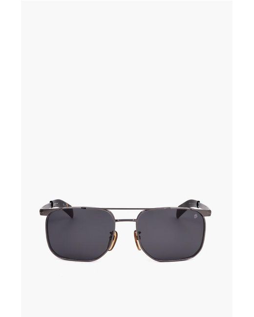 David Beckham Aviator Sunglasses With Metal Frame for Men | Lyst UK