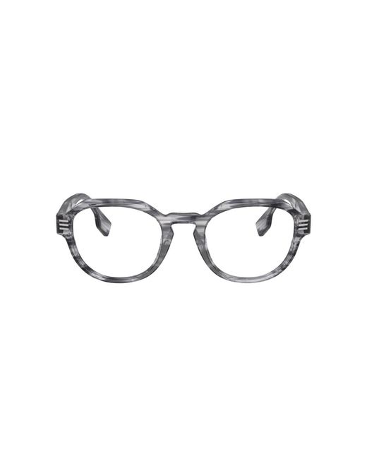 Burberry Round Acetate Eyeglasses Online in Black for Men | Lyst UK