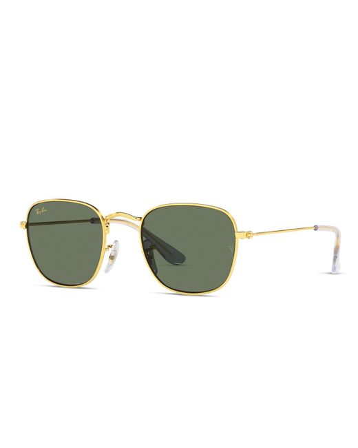 Ray-Ban Square Metal Sunglasses in Green | Lyst