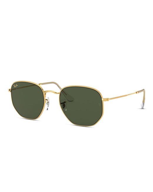 Ray-Ban Rb3548 Hexagonal Legend Clear in Green for Men | Lyst