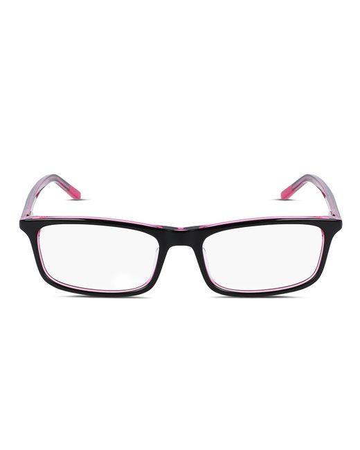 Nike Rectangular Plastic Eyeglasses in Black | Lyst
