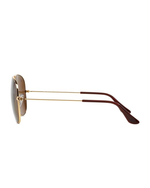 Ray-Ban Rb3025 Aviator Large Metal Bronze//Clear in Black for Men | Lyst