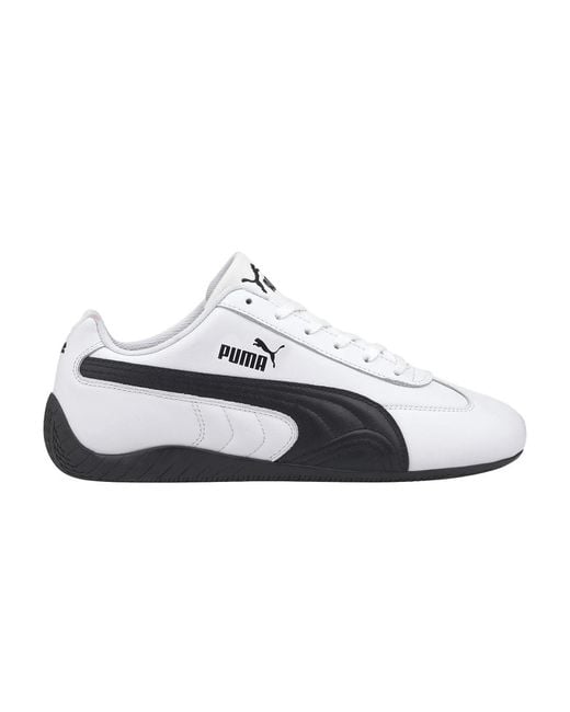 PUMA Speedcat Shield Leather 'white Black' for Men | Lyst