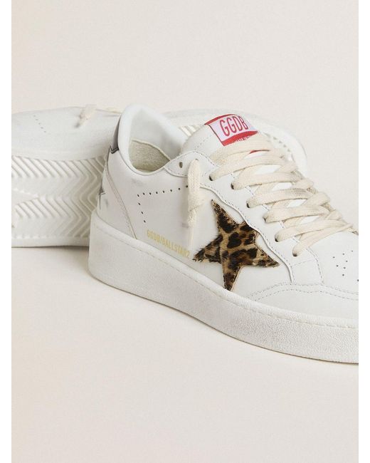 Golden Goose Ball Star With Leopard Pony Skin Star And Laminated ...