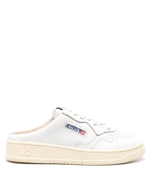 Autry White Medalist Mule Sneakers | Lyst