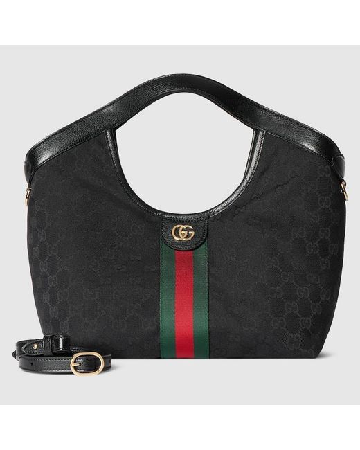 Gucci Giglio Small Tote Bag in Black | Lyst
