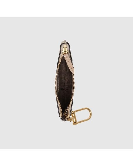 Gucci Ophidia Key Case in Natural | Lyst