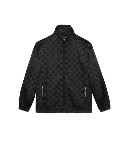 Gucci Synthetic Off The Grid Zip-up Jacket in Black for Men - Lyst