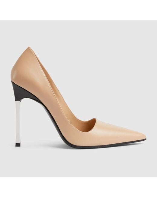 Gucci Bombshell Pump in Metallic | Lyst Canada