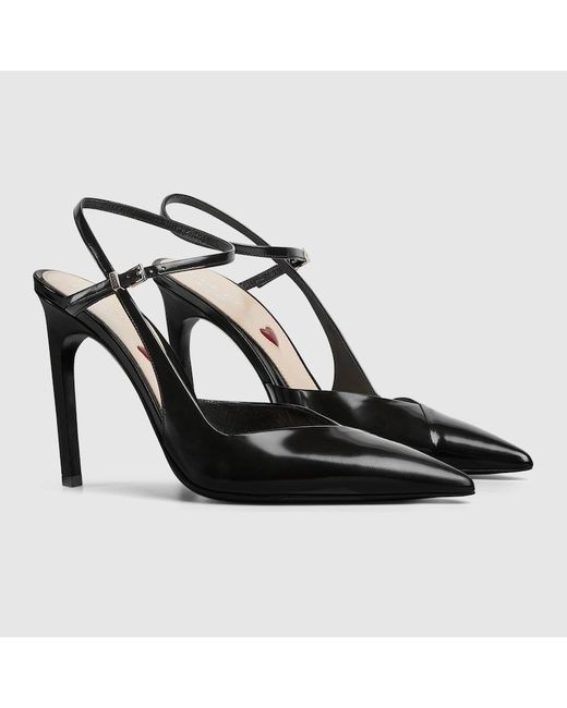 Gucci High-heeled Pump in Black | Lyst